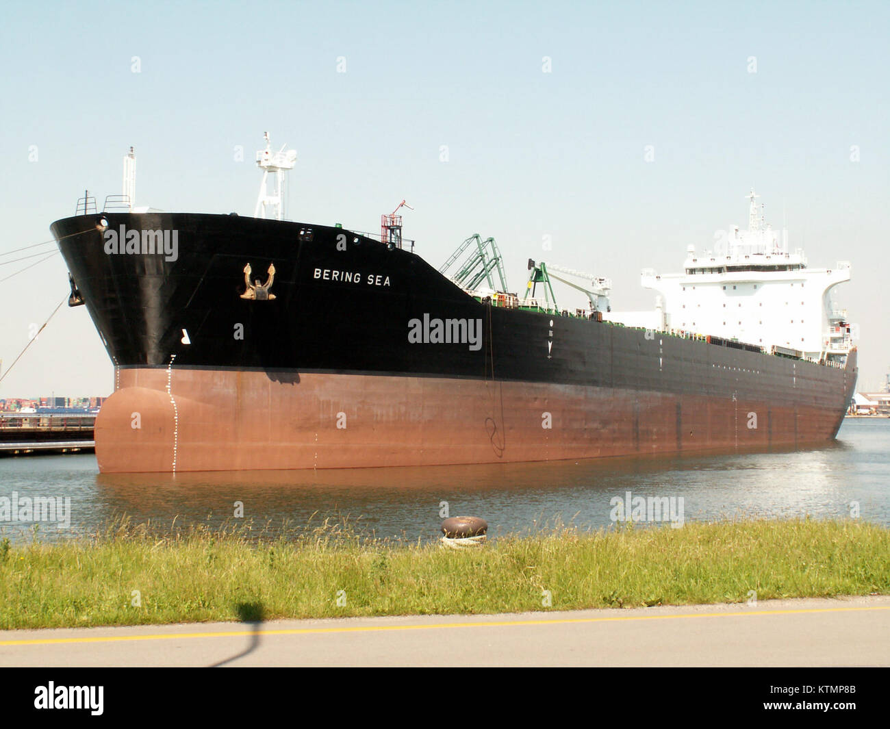 The Bering Sea, a vessel with IMO number 9085429, was docked at the ...