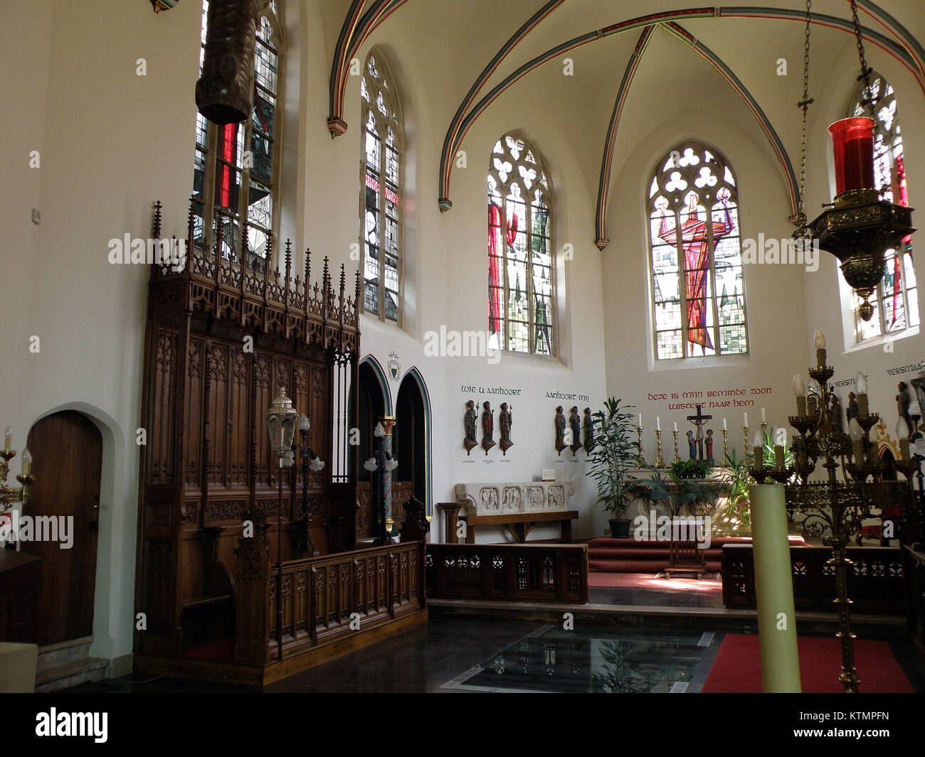 Sint Pieterskerk in Bazel is a historic church, known for its medieval ...