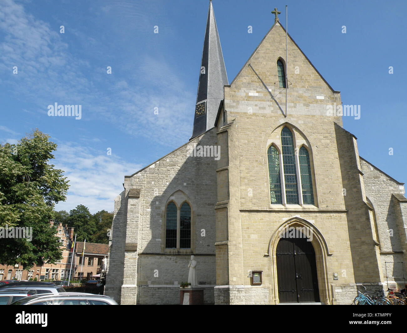 The Sint-Pieterskerk (St. Peter's Church) in Basel, Switzerland, is a ...