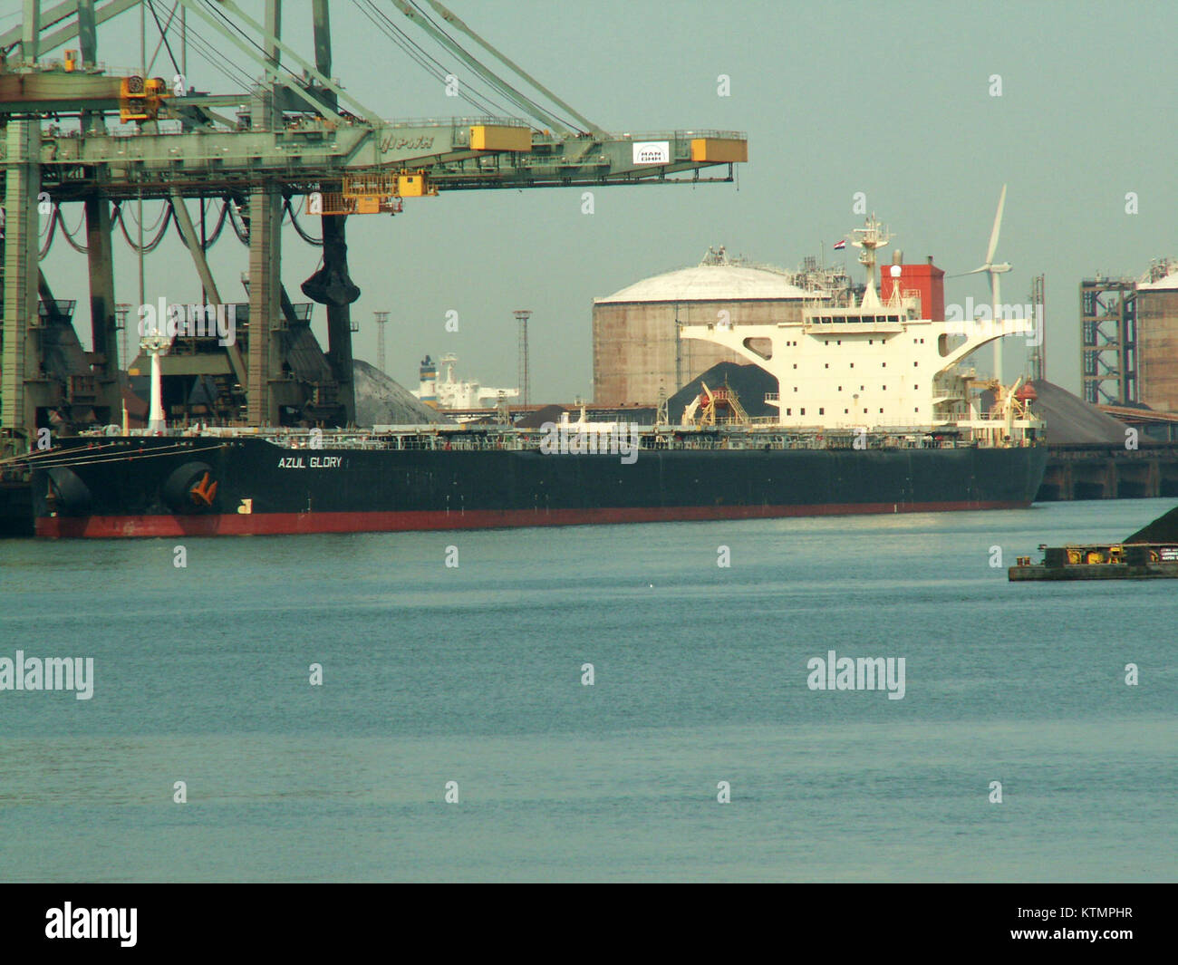 The AZUL GLORY, a large cargo ship with IMO 9157612, is pictured in the ...