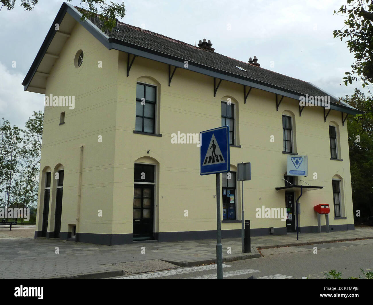 Baflo Station Building, located in the village of Baflo in the ...