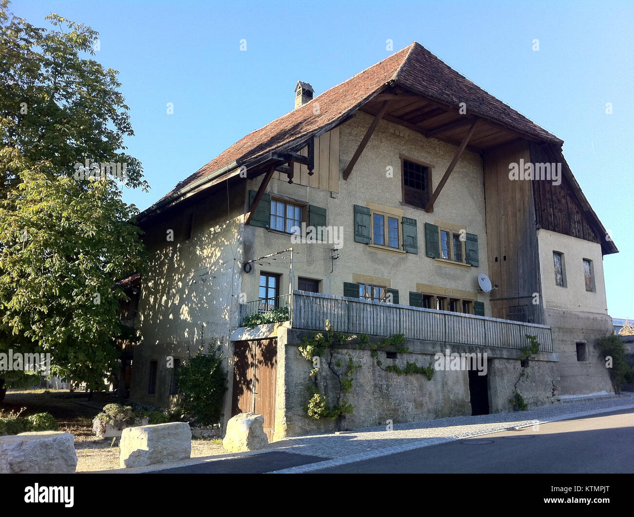 The Bauernhaus, a traditional farm house, represents the architectural ...