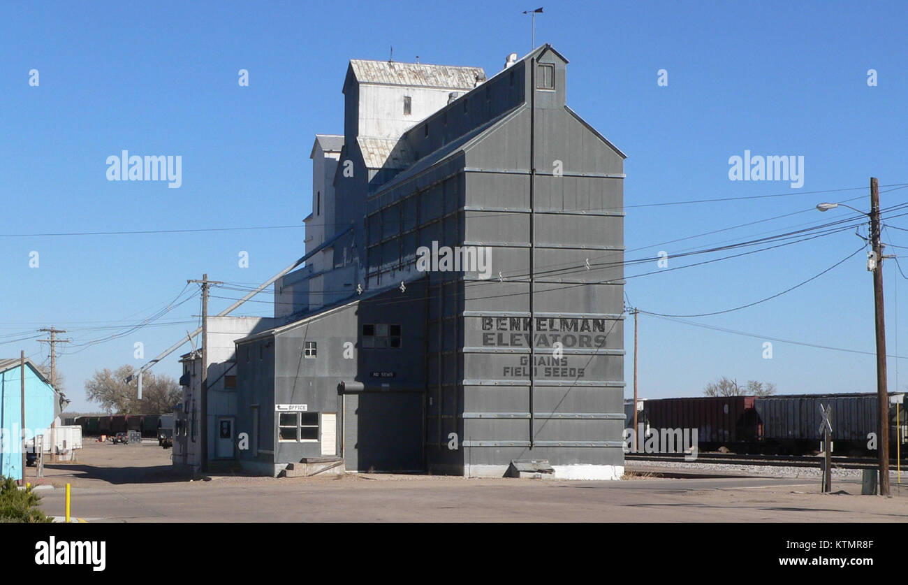 The Benkelman, Nebraska elevator is a grain elevator located in the ...