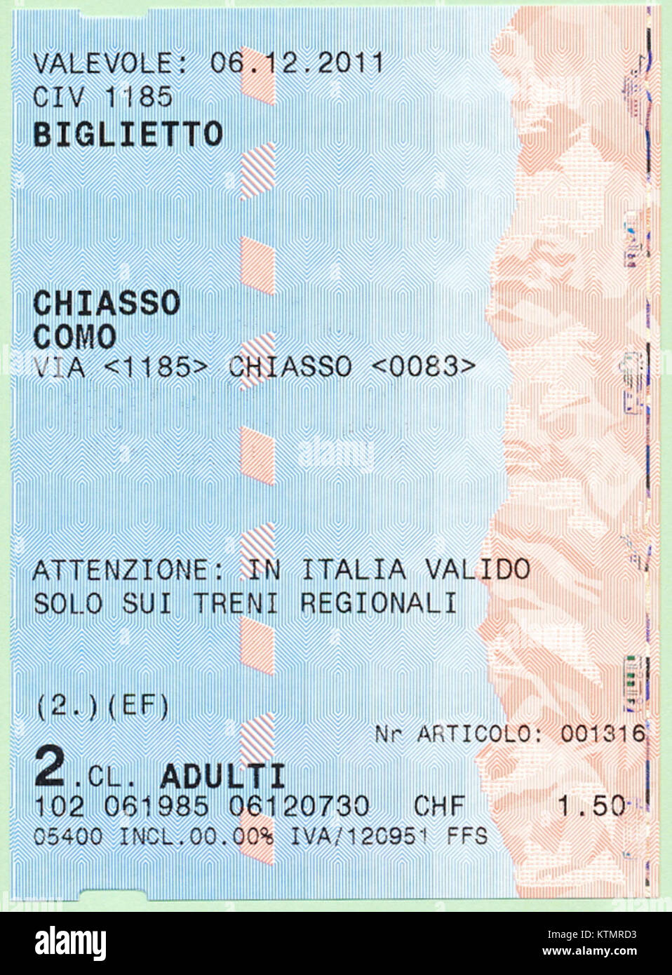 Chiasso, a town in the province of Como, Italy, is located on the ...