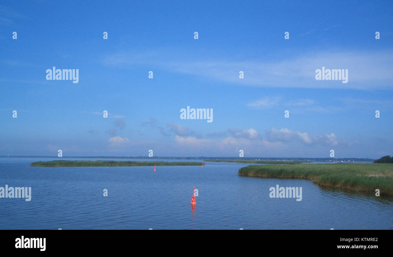 Barther Bodden is a coastal lagoon located in Germany, known for its ...