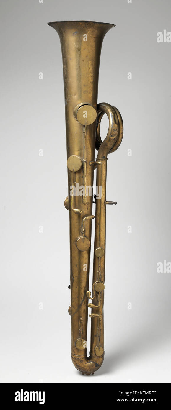 The Bass Ophicleide, a brass wind instrument from the 19th century, is ...