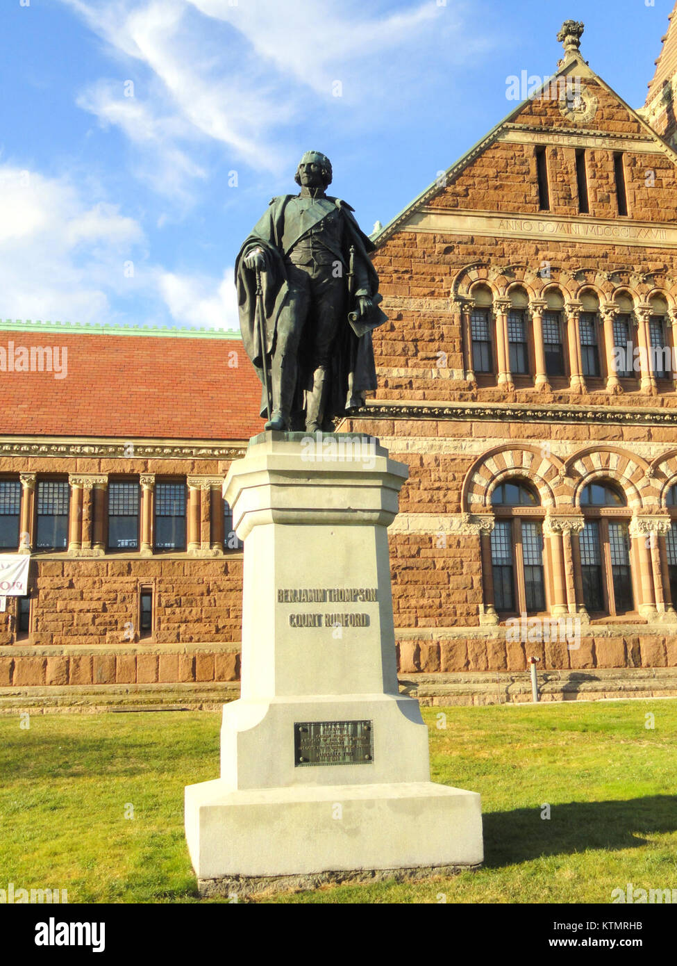 This portrait of Benjamin Thompson, painted by Caspar von Zumbusch ...