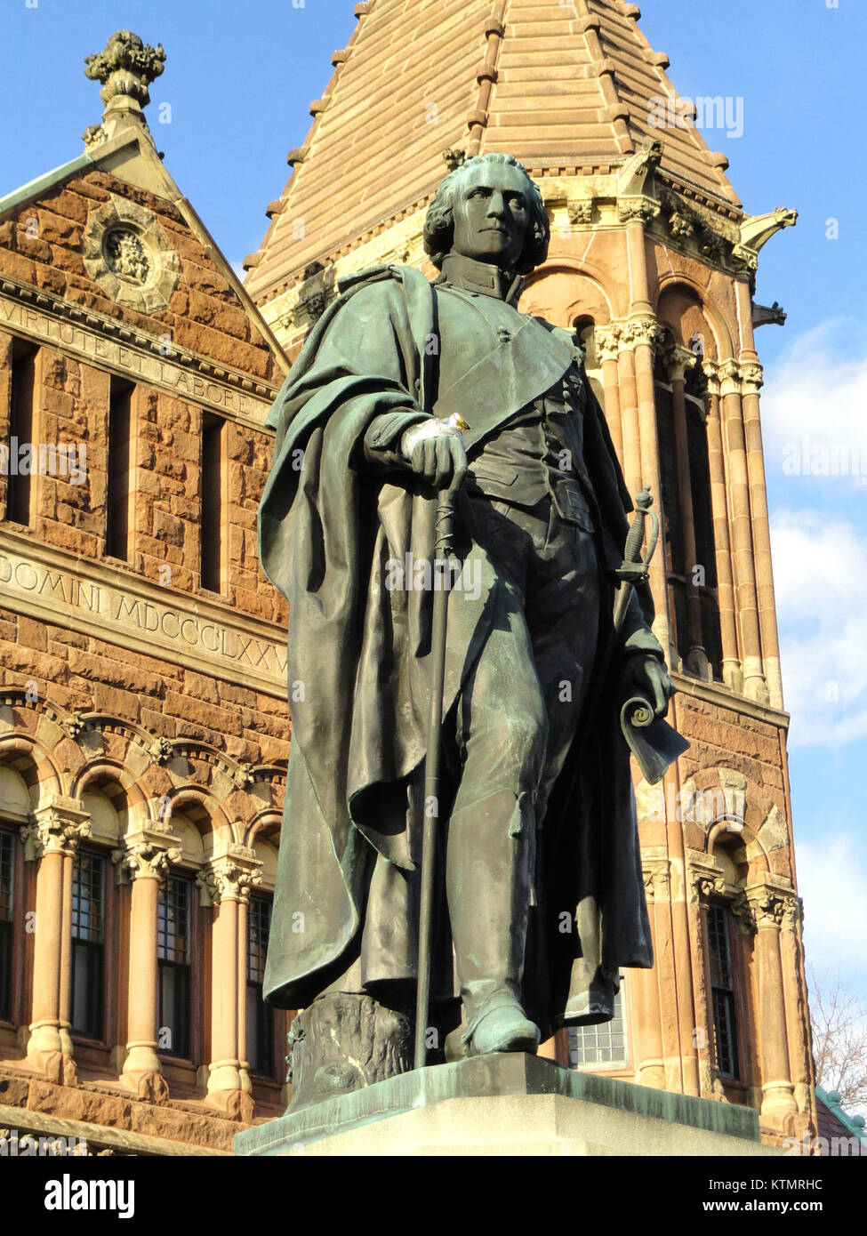 This portrait of Benjamin Thompson, created by Caspar von Zumbusch ...