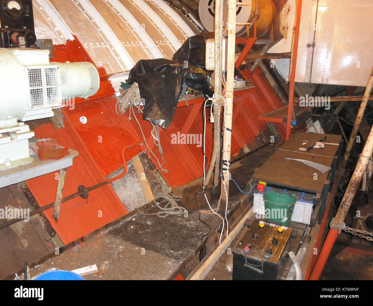 Baragoola Internal Battery Compartment Stock Photo - Alamy