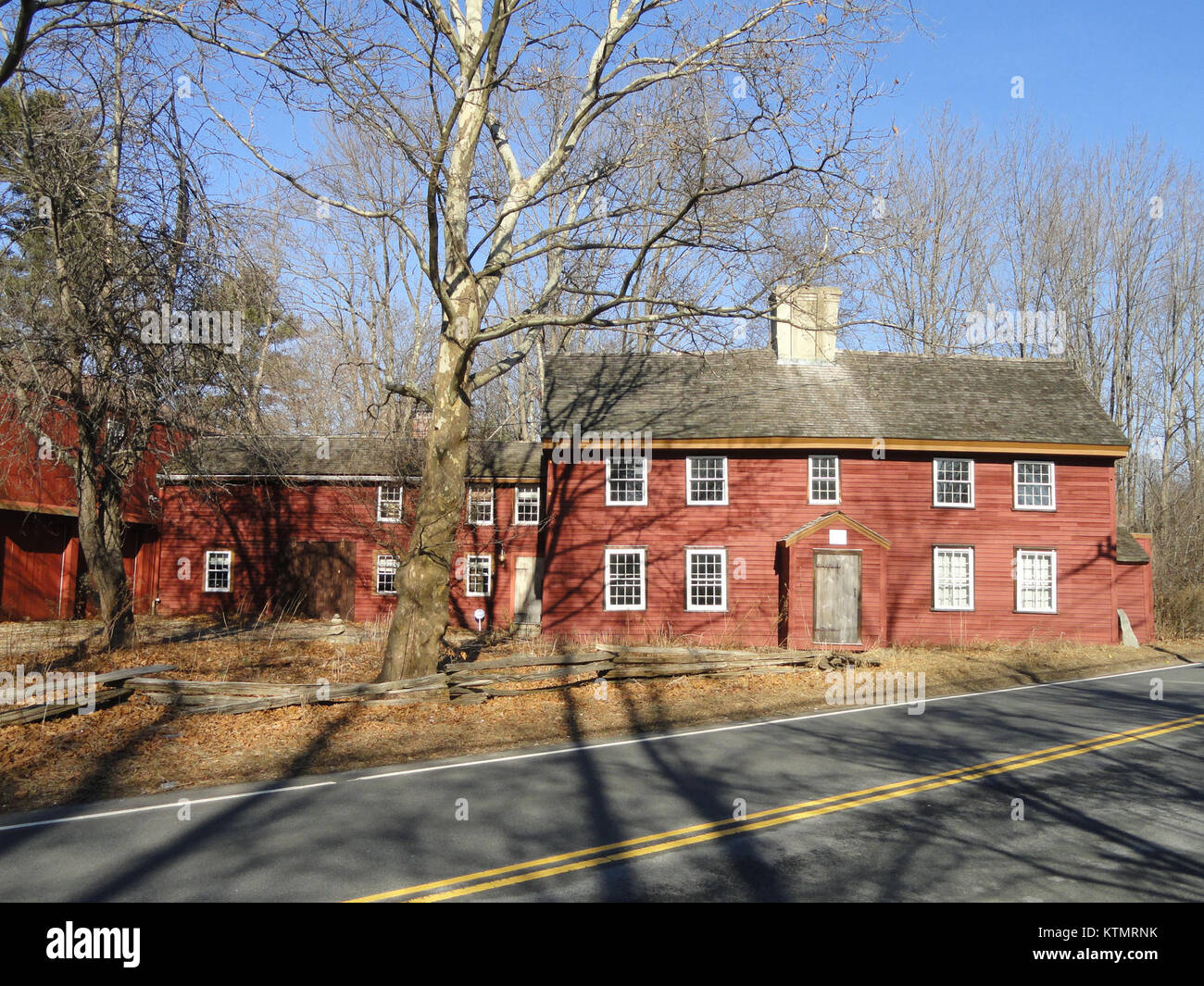 The Benjamin Abbot House, a historical residence, showcases colonial ...
