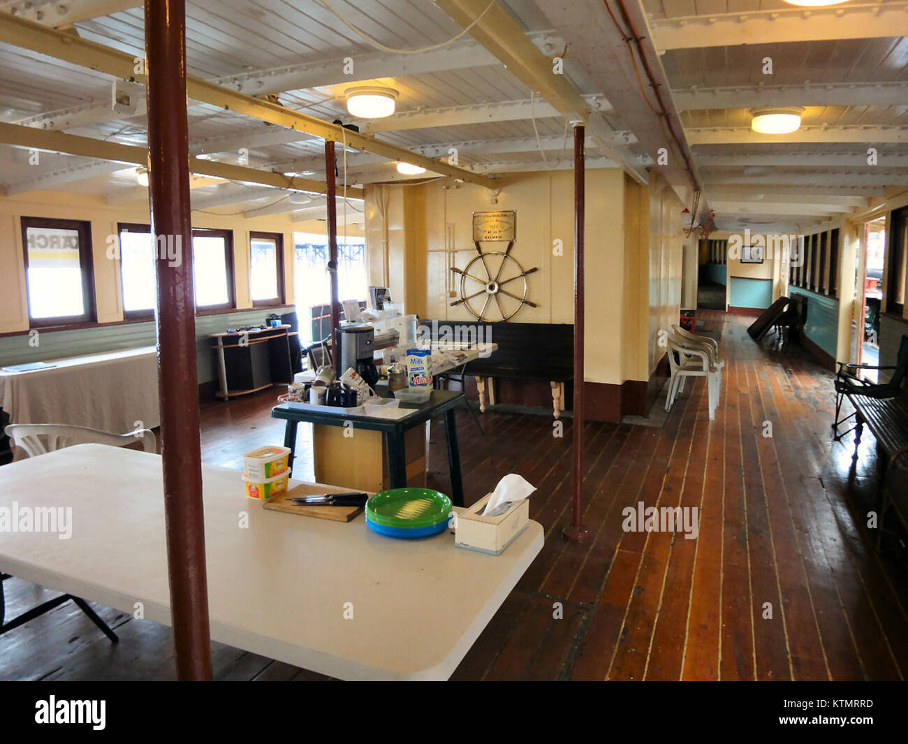 Baragoola Internal Main Cabin Stock Photo - Alamy