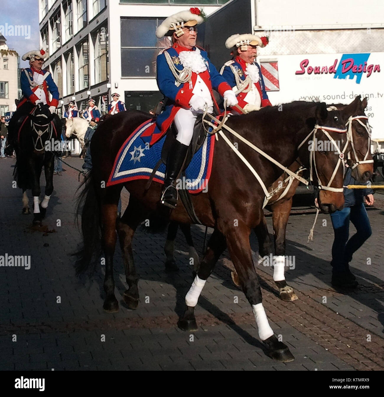 The Beueler Stadtsoldaten Reiter are a group of historical reenactors ...