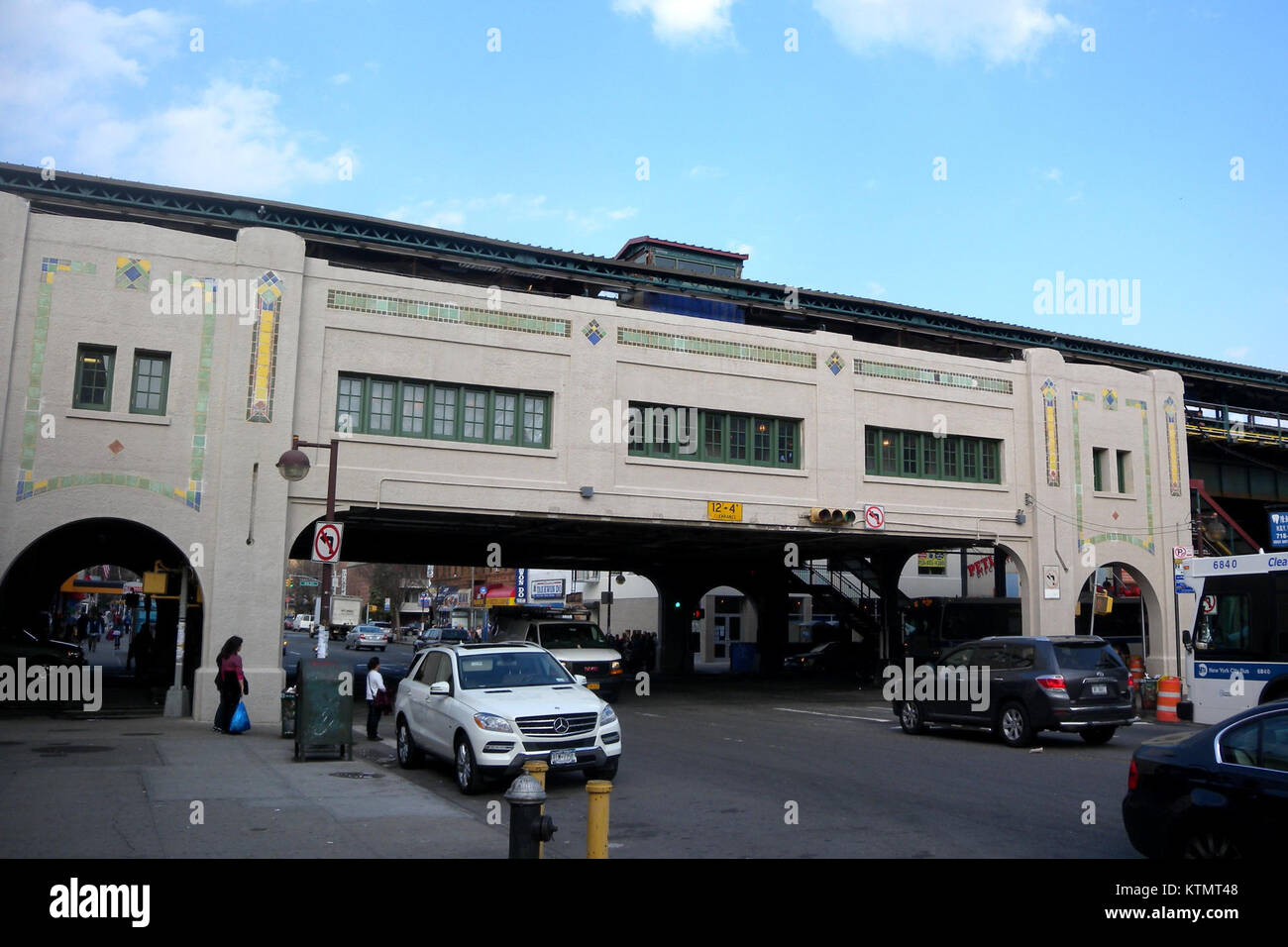 This image captures the Bay Parkway 83rd Street station of the BMT ...