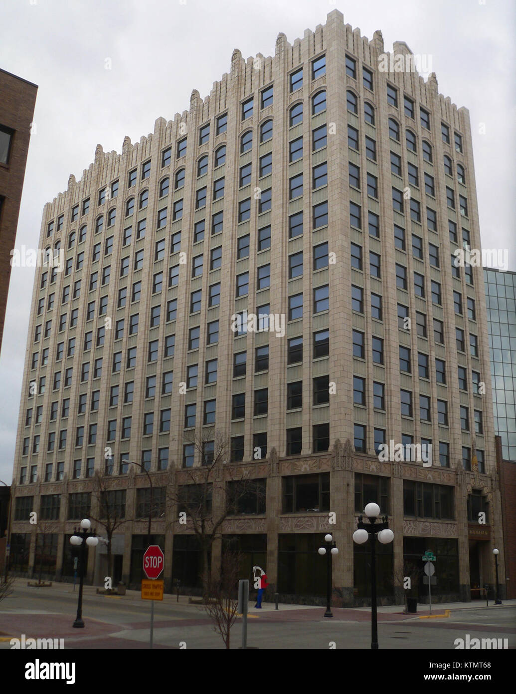 The Badgerow Building, photographed from the northeast in 1884, is a ...