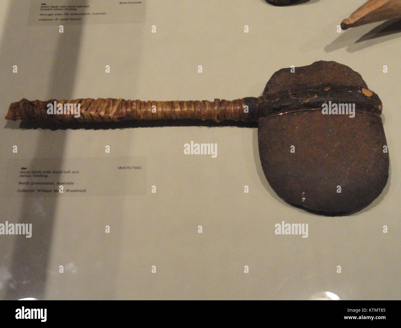 This image shows an axe from North Queensland, Australia, part of the ...