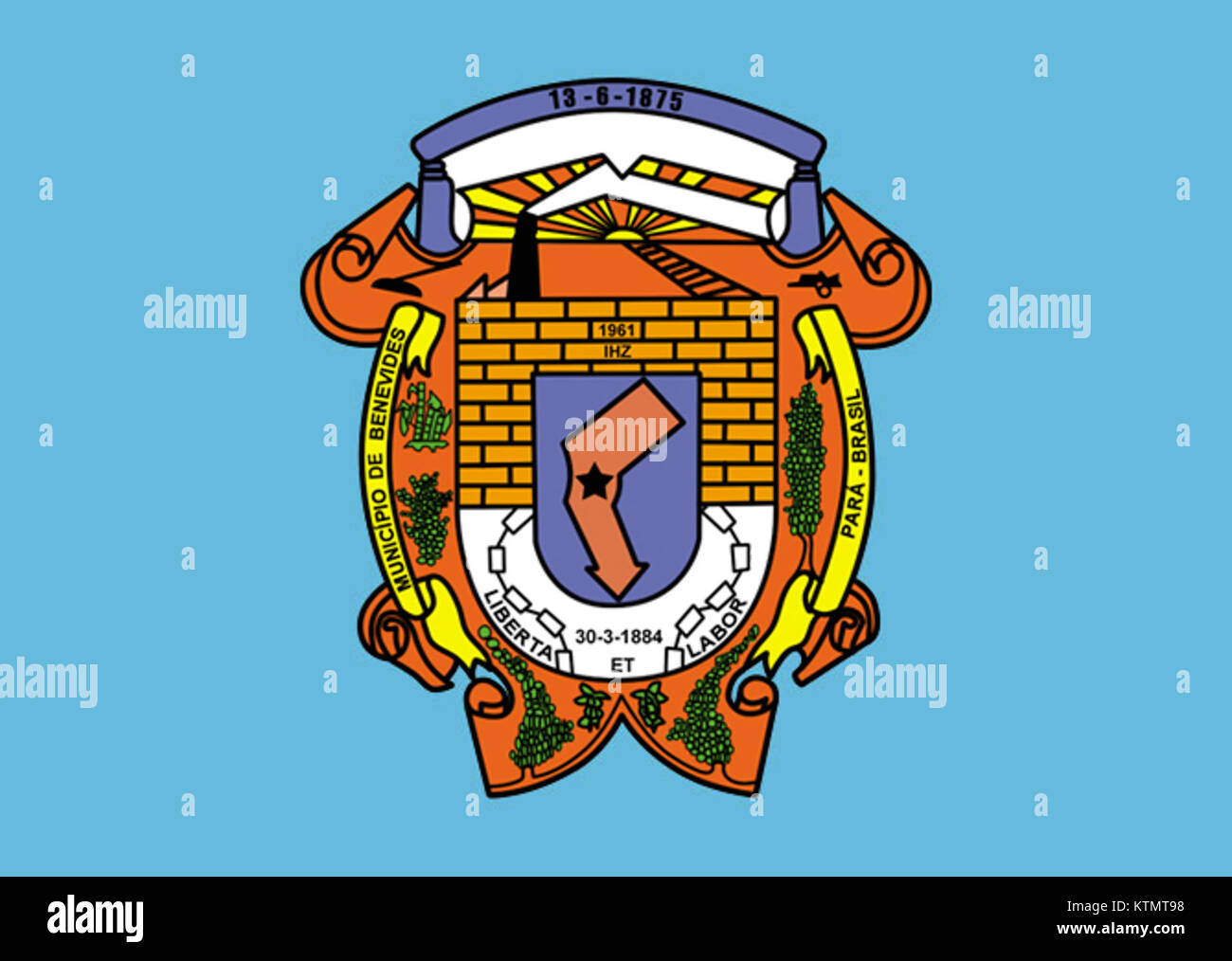 Bandeira de Benevides Stock Photo - Alamy