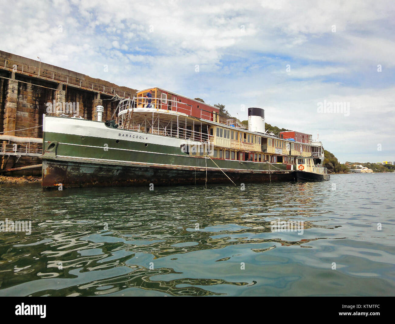A photograph of the Baragoola, a historic ferry boat operating in ...