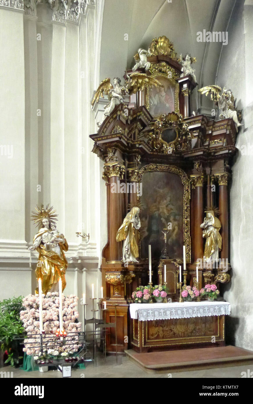 The Josephsaltar, located in the Karmelitenkloster (Carmelite Monastery ...