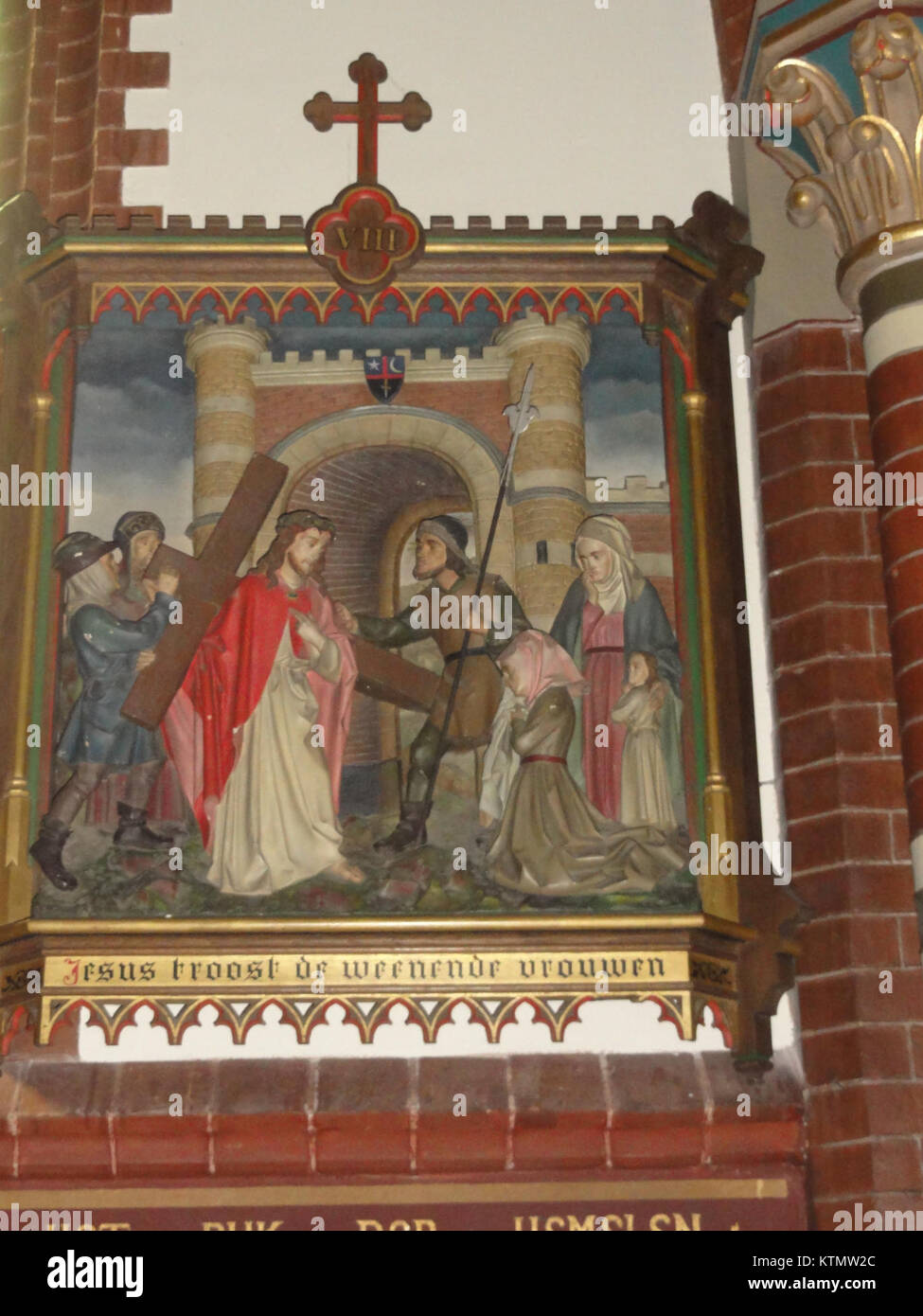 The Beers station at Sint Lambertuskerk is part of the Stations of the ...