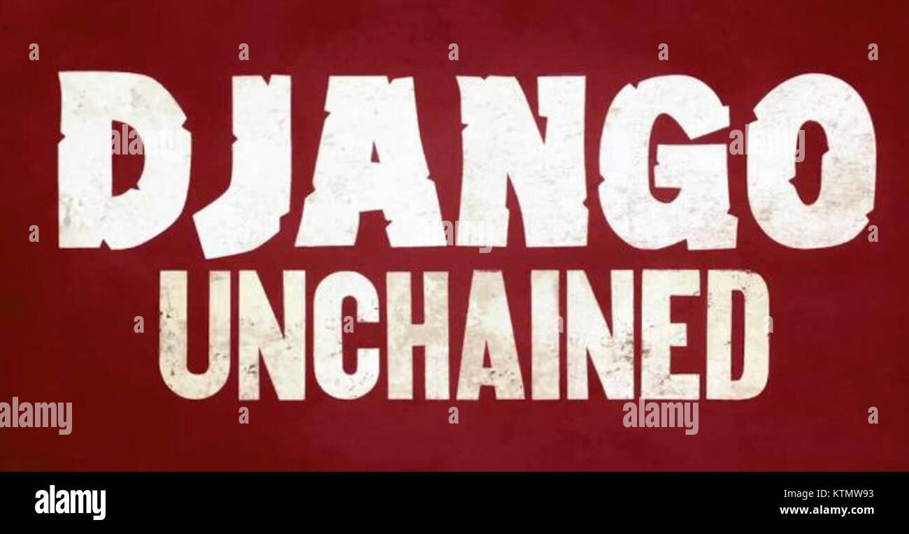 Django Unchained logo Stock Photo - Alamy