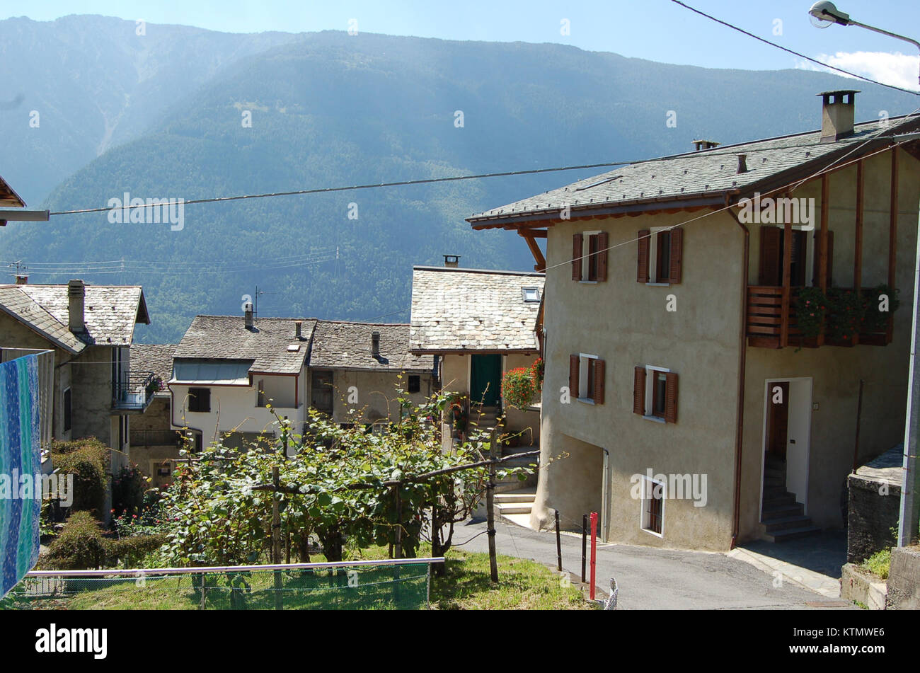 Baruffini contrada Selva Stock Photo - Alamy