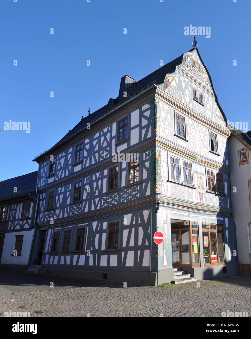 An image titled 'Bad Camberg, Marktplatz 4, Ecke', showing the corner ...