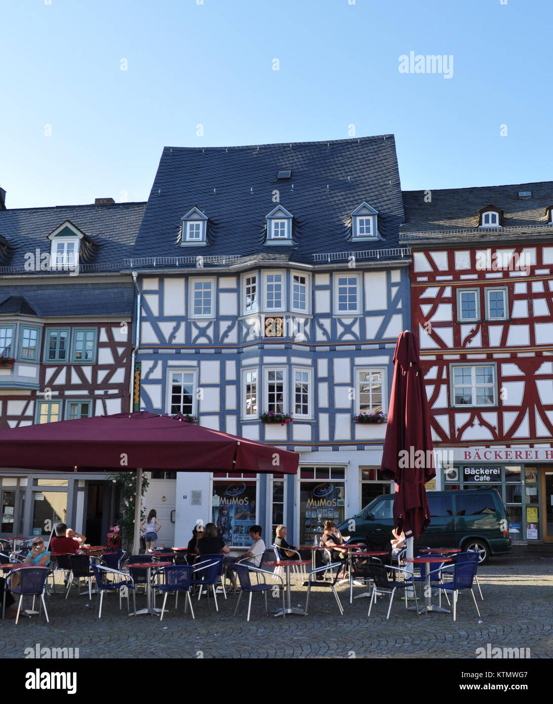 Marktplatz 9 in Bad Camberg, Germany, is a historic building located in ...