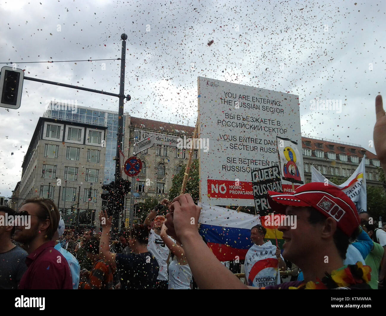 Christopher street day csd berlin hi-res stock photography and images ...