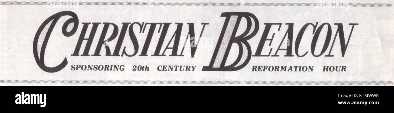 The Christian Beacon was a prominent religious publication, serving as ...