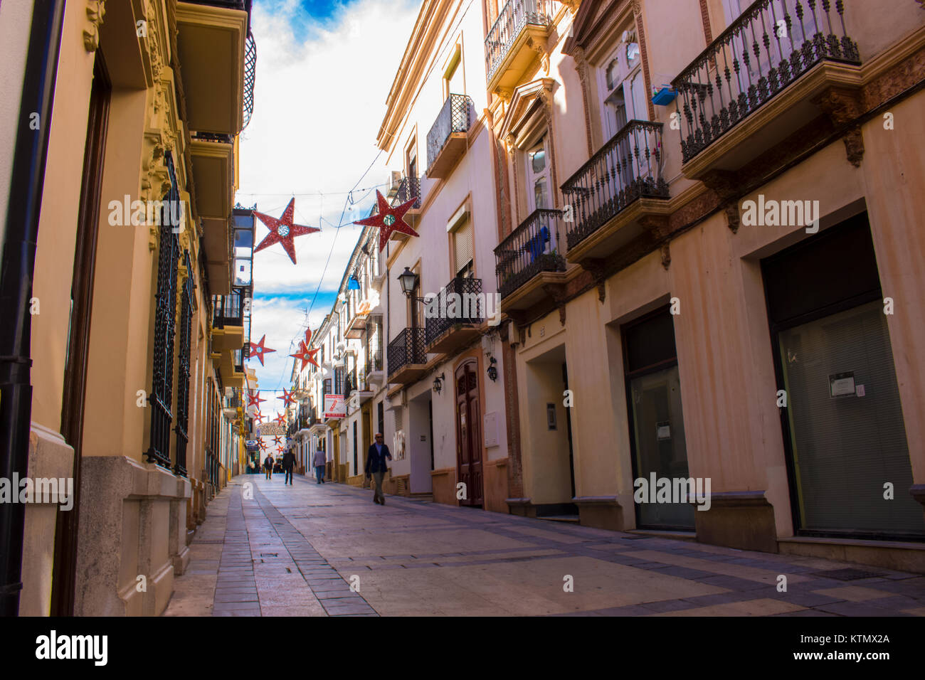 Ronda. The street of the city of Ronda, province of the city of Malaga ...