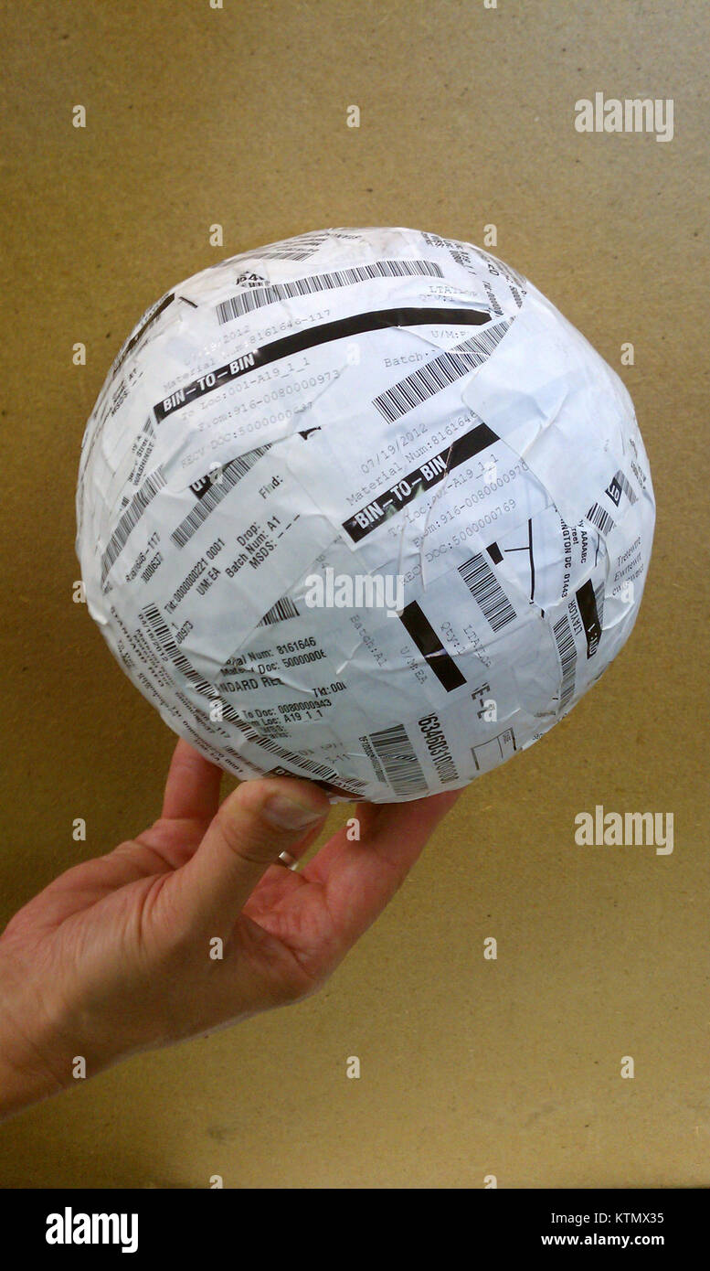 A photograph or reference to an event or object where a label ball is ...