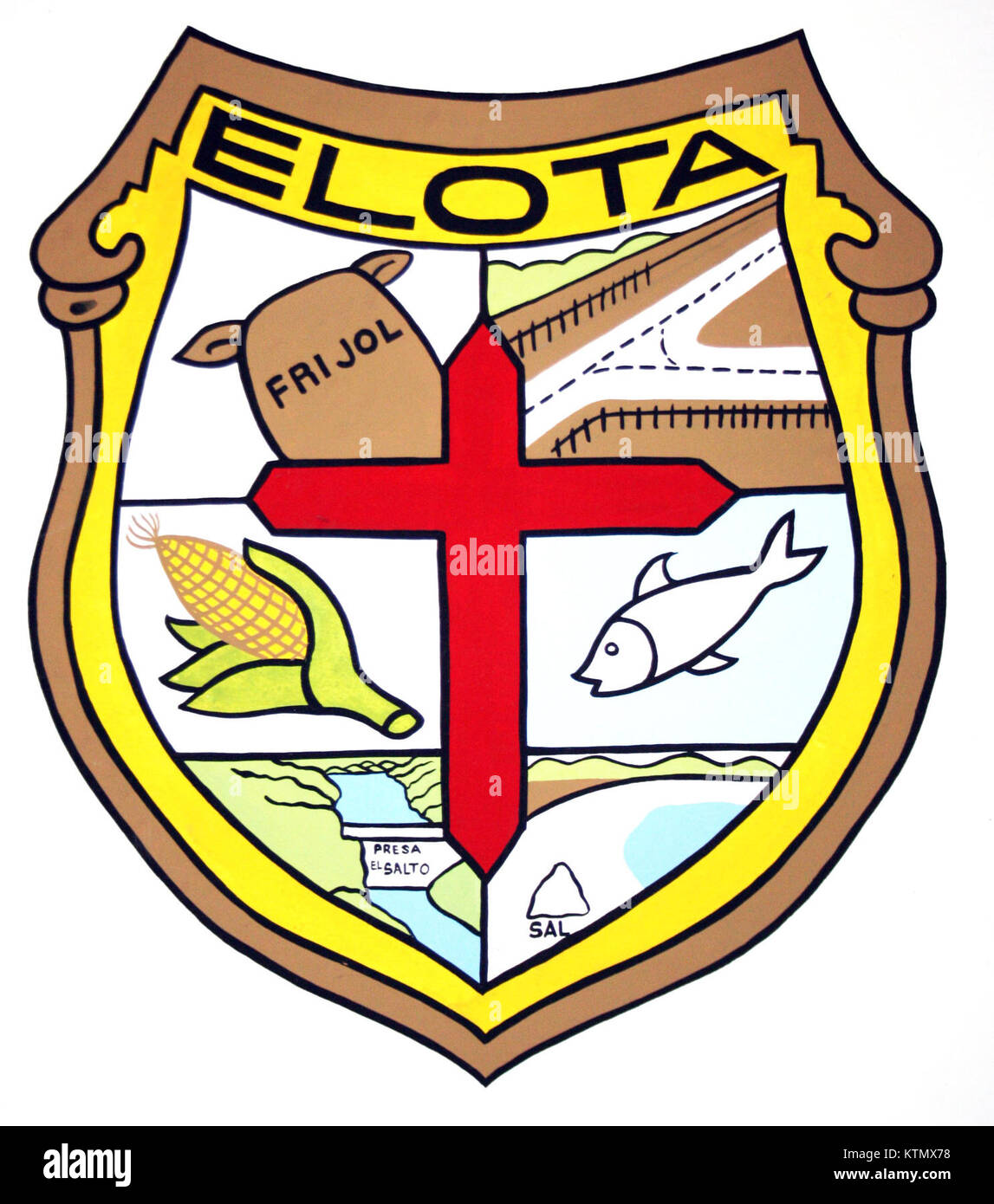 Escudo Elota is a traditional emblem or coat of arms representing the ...