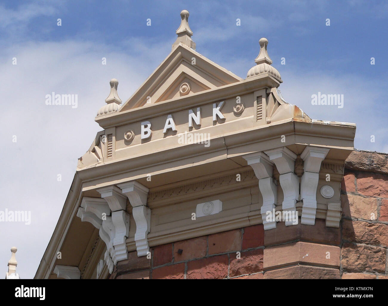 The Bank Hotel in Flagstaff features a crest that reflects the ...