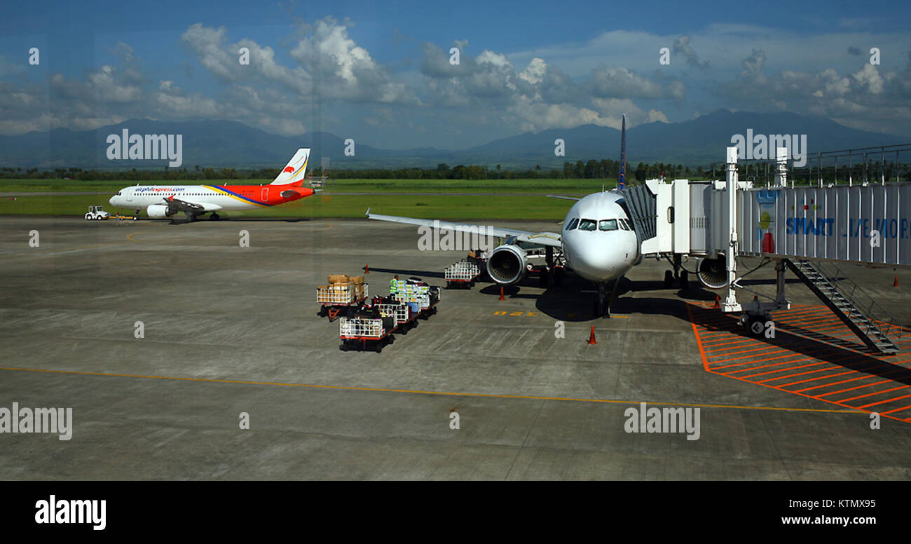 A detailed view of Bacolod Airport's operational activities, including ...