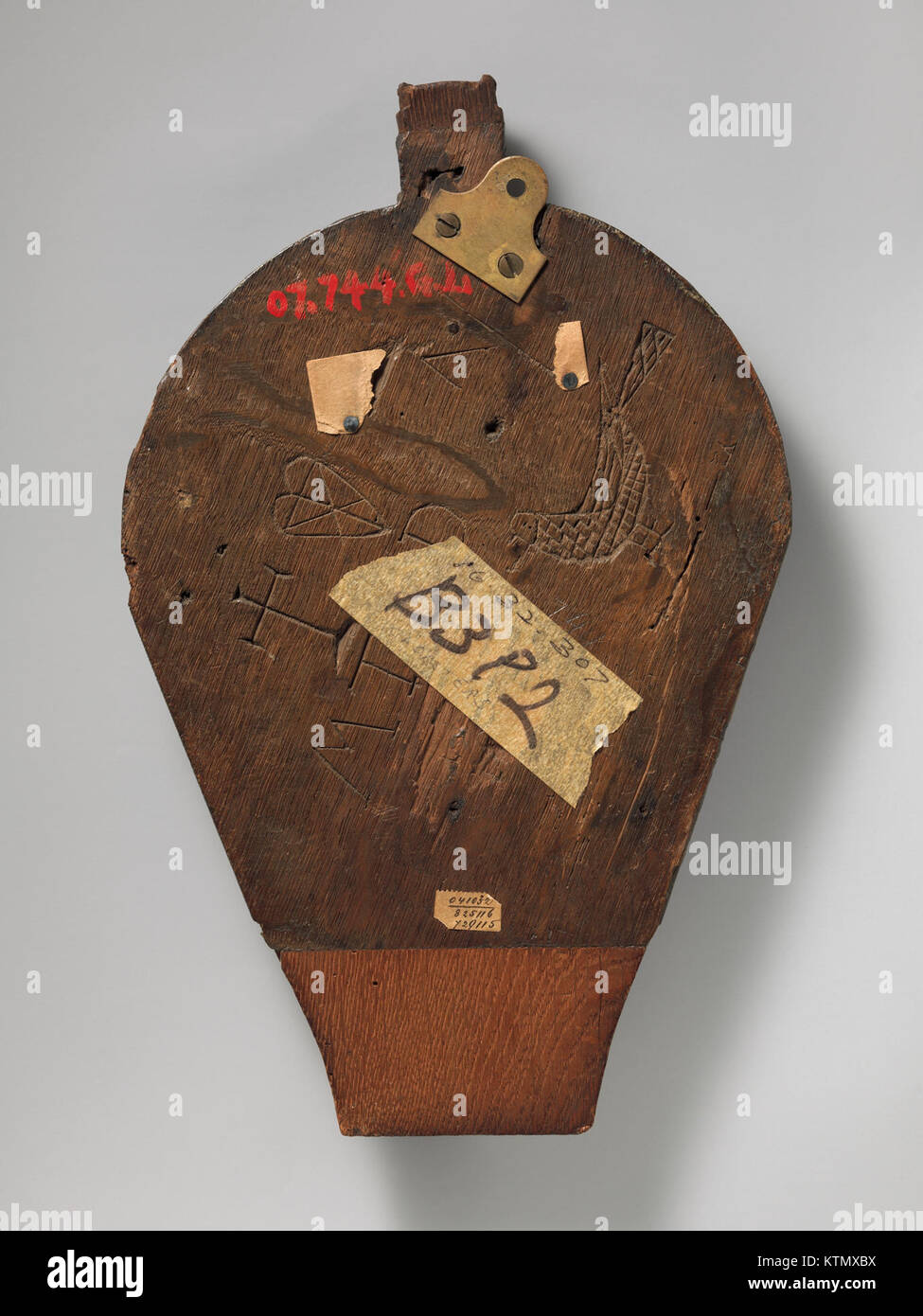 This bellows is a historic item, showcasing intricate relief work. The ...