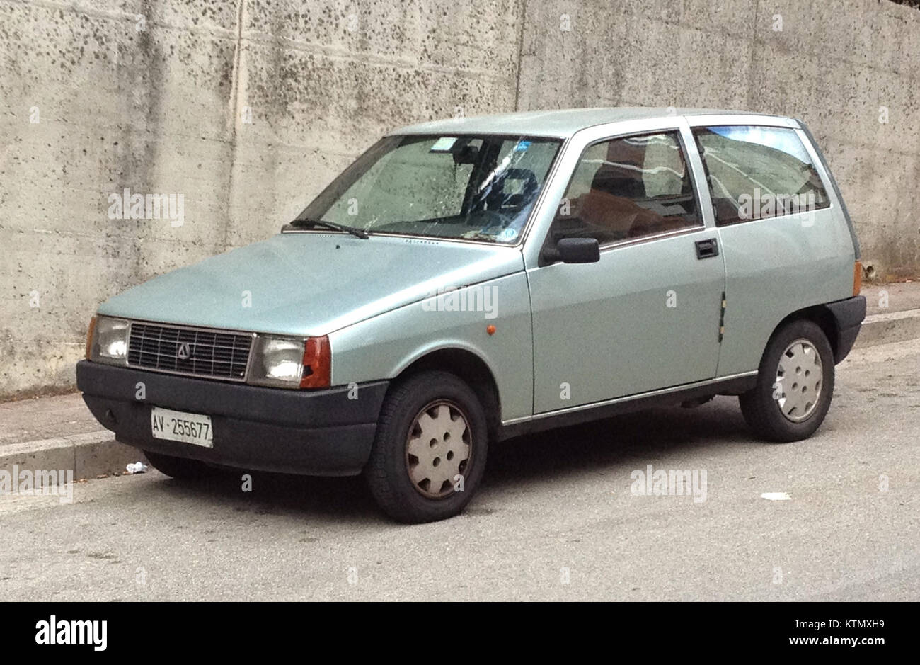 The Autobianchi Y10, a compact car produced by Fiat, is seen here in ...