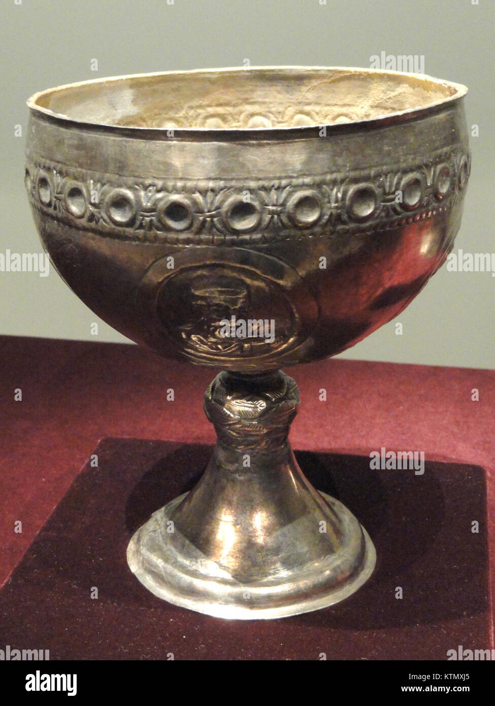 A silver treasure item from the Early Byzantine period, dating to AD ...