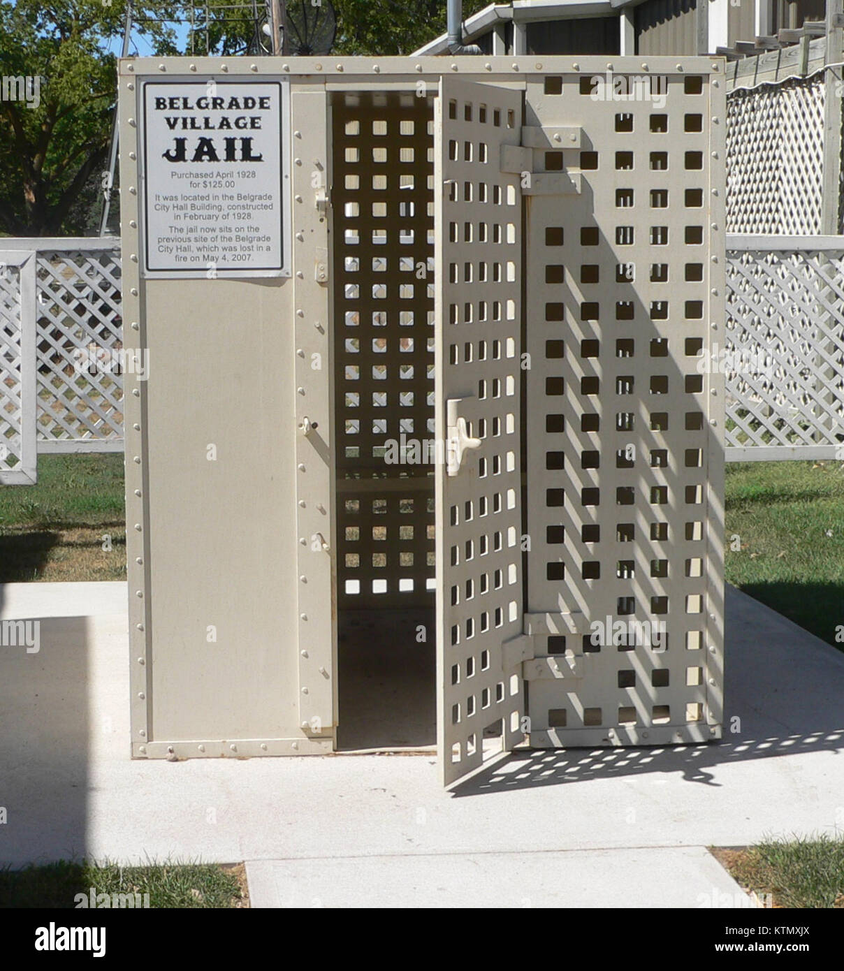 Belgrade, Nebraska jail Stock Photo - Alamy