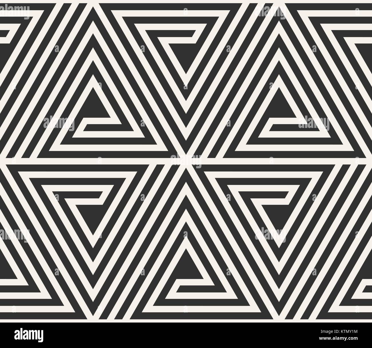 Vector seamless lines pattern. Modern stylish triangle shapes texture ...