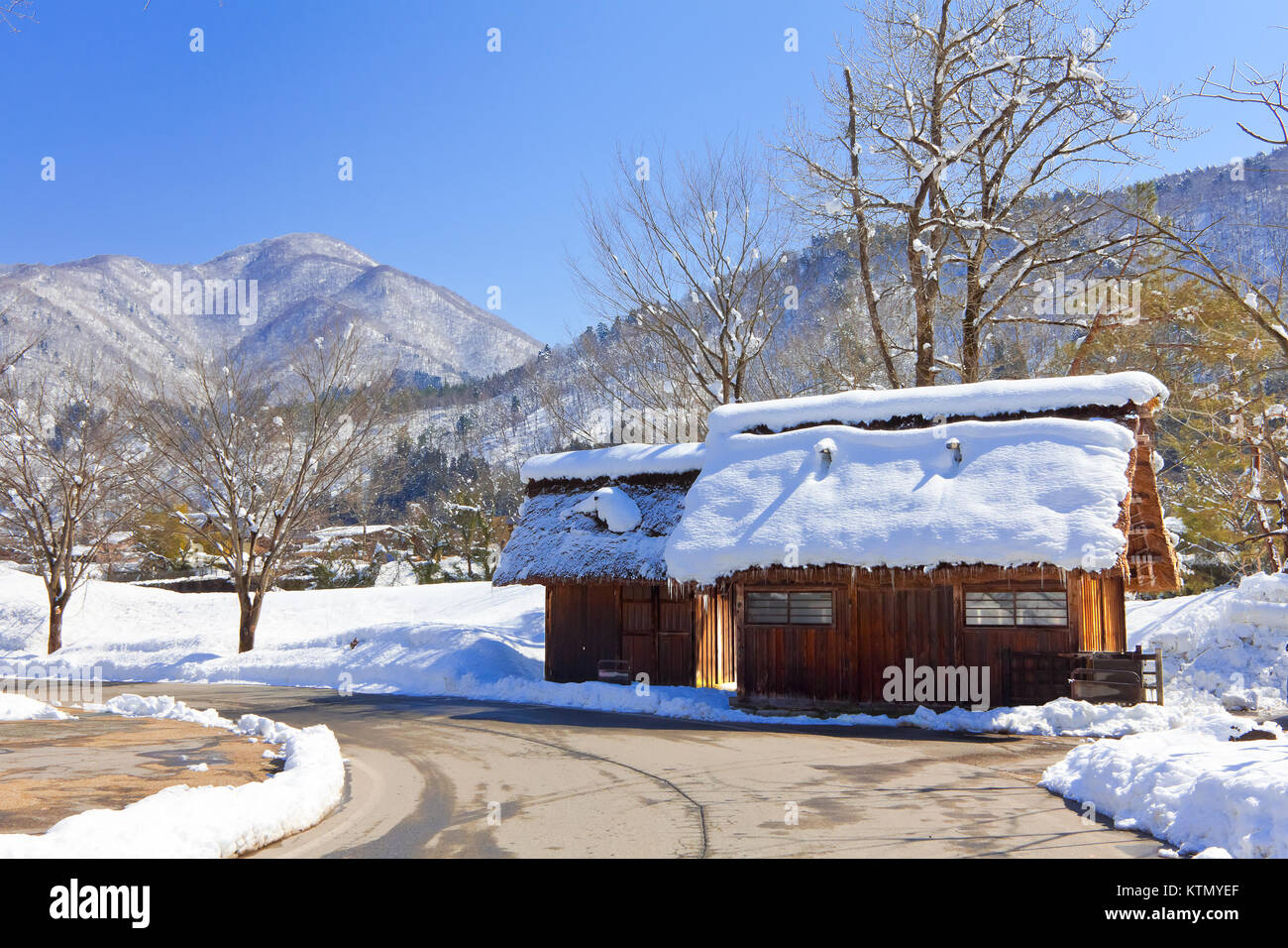 Gassho-zukuri Cottage at Ogimachi Village in Shirakawago, a UNESCO ...