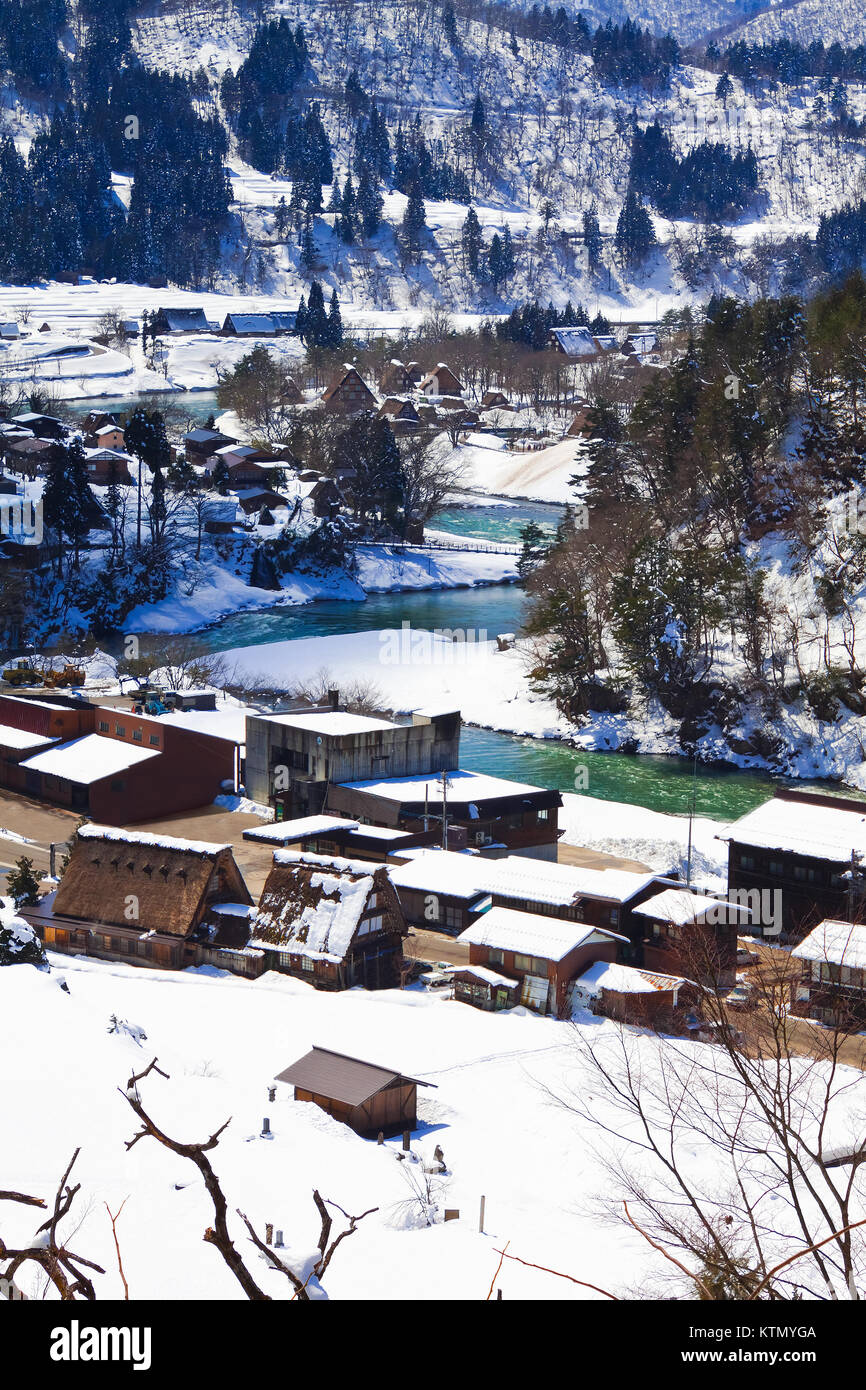 Japan hida shirakawa go ogimachi gassho zukuri hi-res stock photography ...