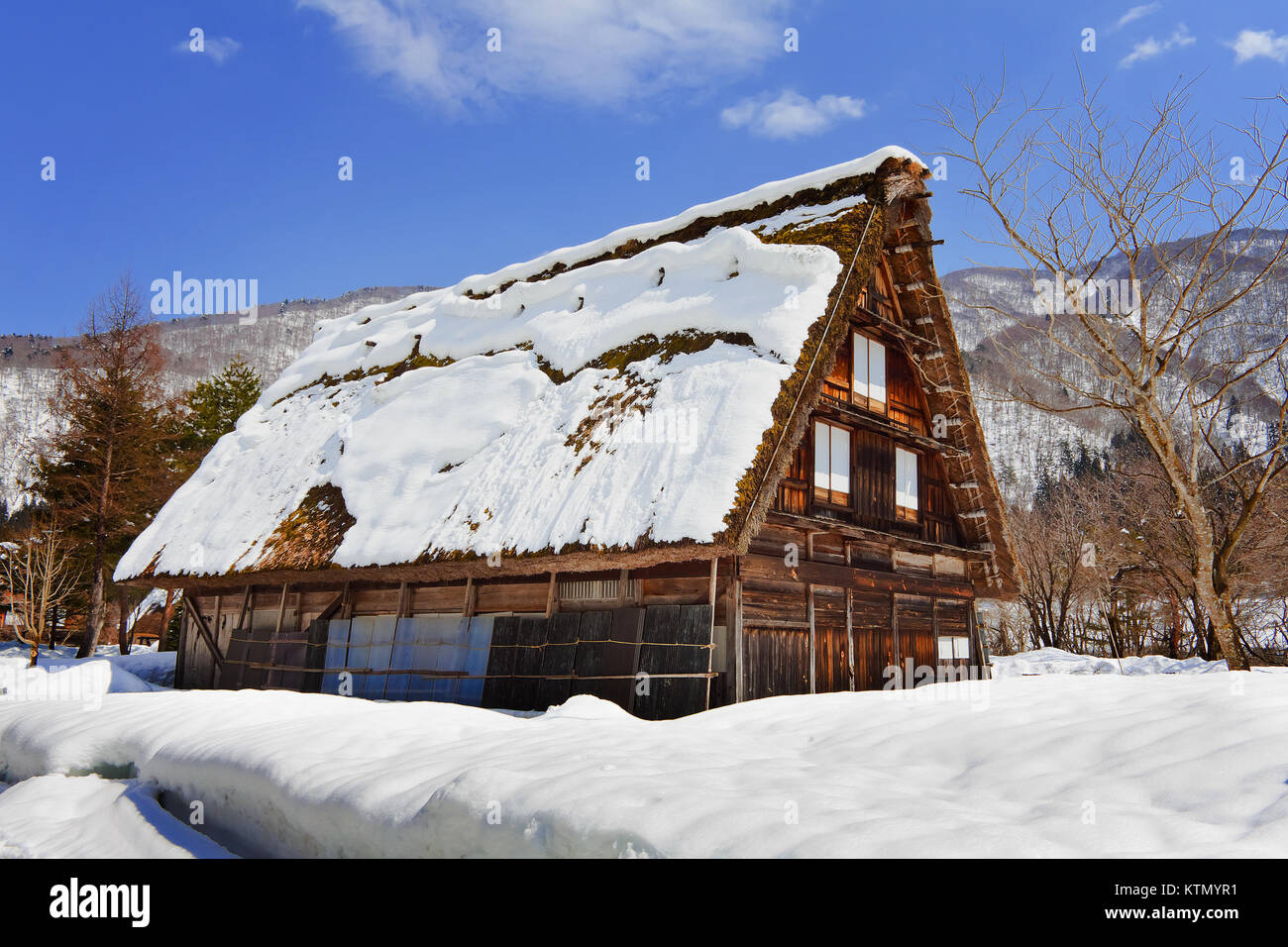 Japan hida shirakawa go ogimachi gassho zukuri hi-res stock photography ...