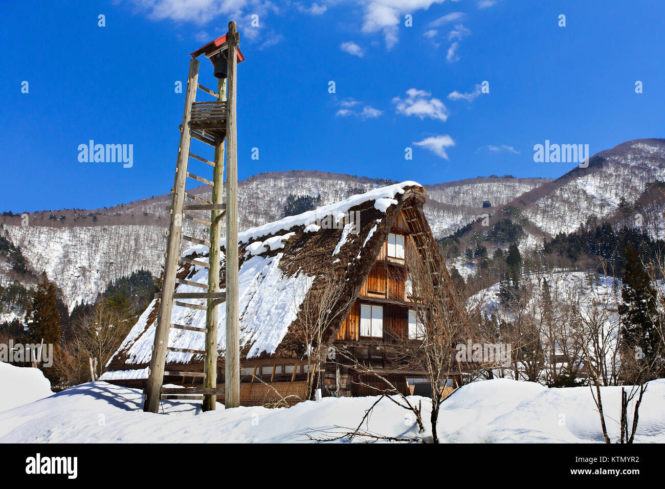 Japan hida shirakawa go ogimachi gassho zukuri hi-res stock photography ...