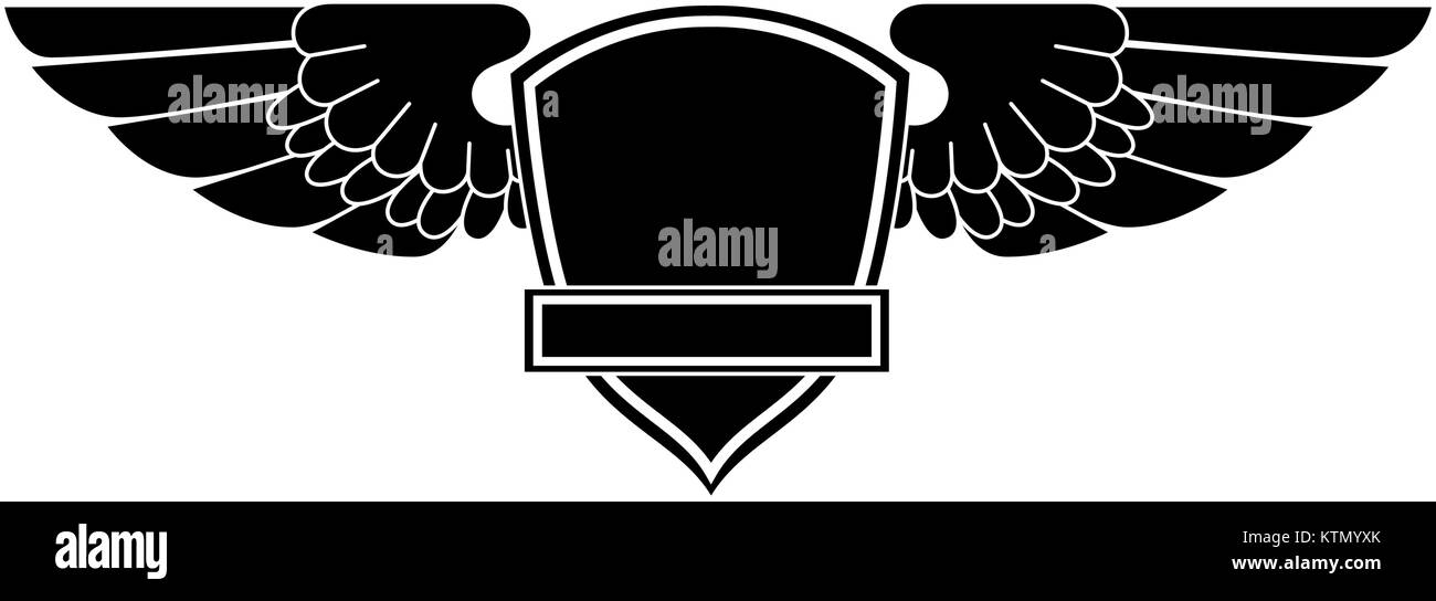 wings emblem isolated icon vector illustration design Stock Vector ...
