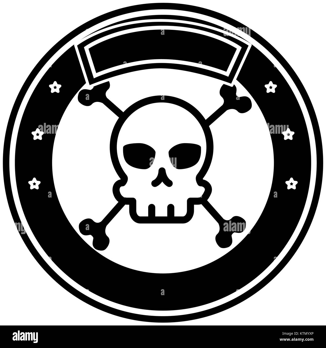 extreme skull emblem icon vector illustration design Stock Vector Image ...