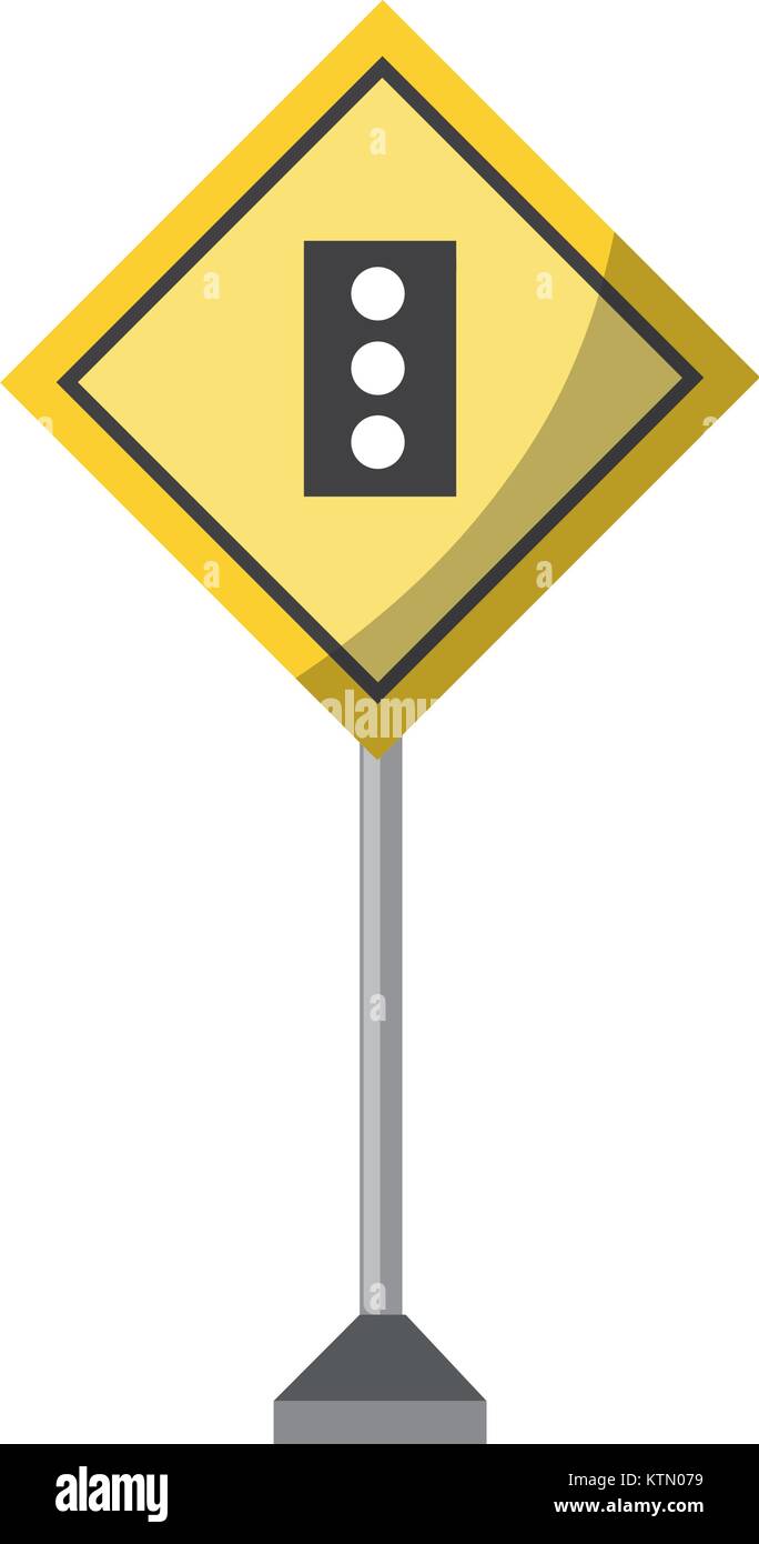 Light alert traffic signs Stock Vector Images - Alamy