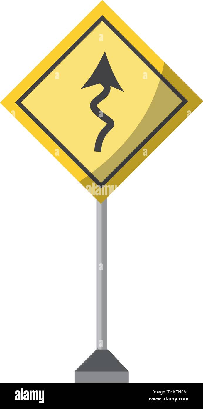 warning road signs design Stock Vector Image & Art - Alamy