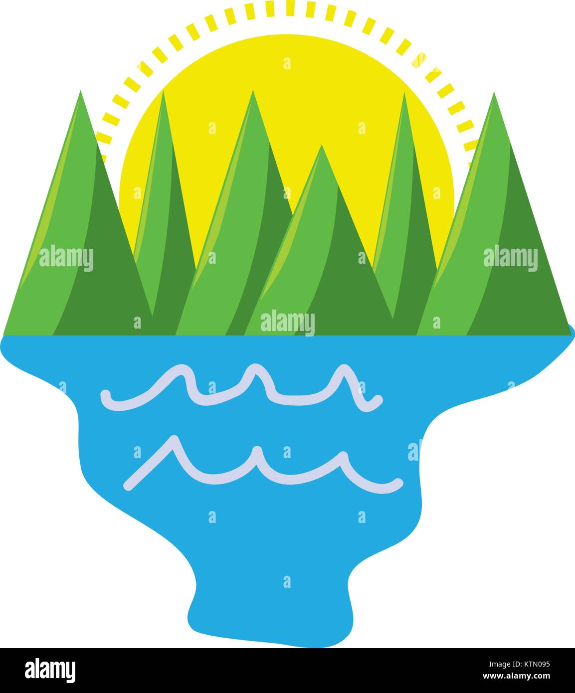 cartoon mountains landscape Stock Vector Image & Art - Alamy