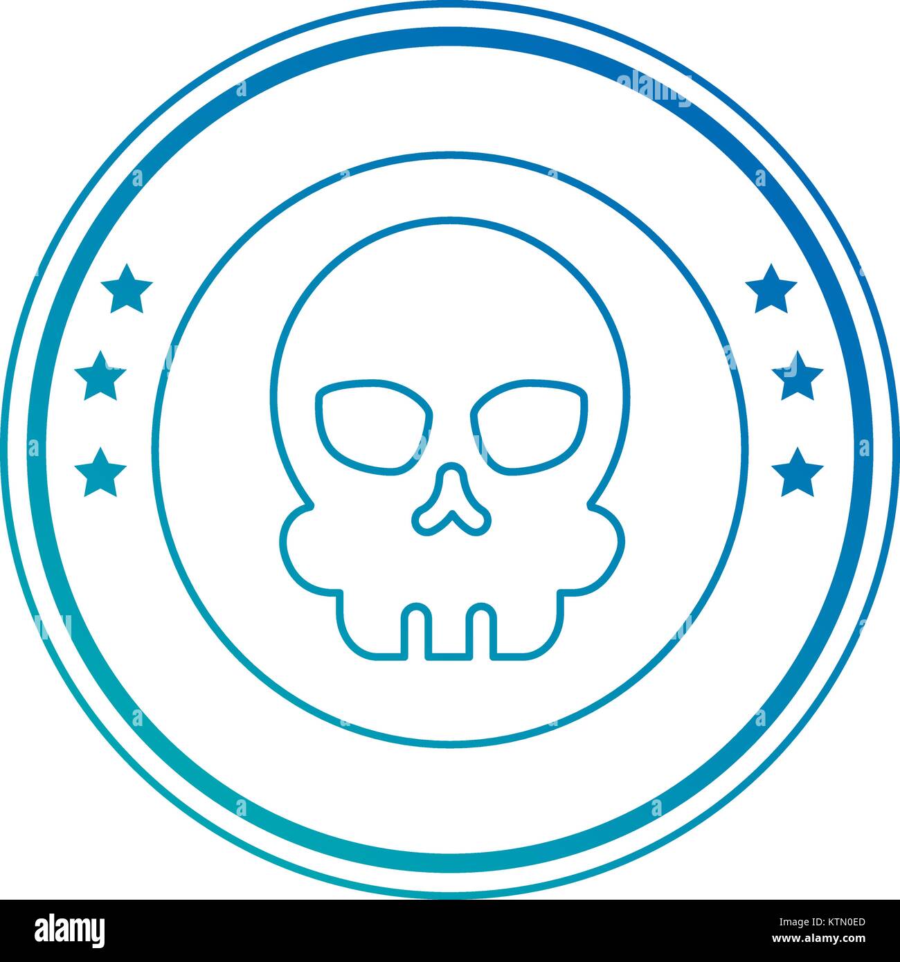 extreme skull emblem icon vector illustration design Stock Vector Image ...