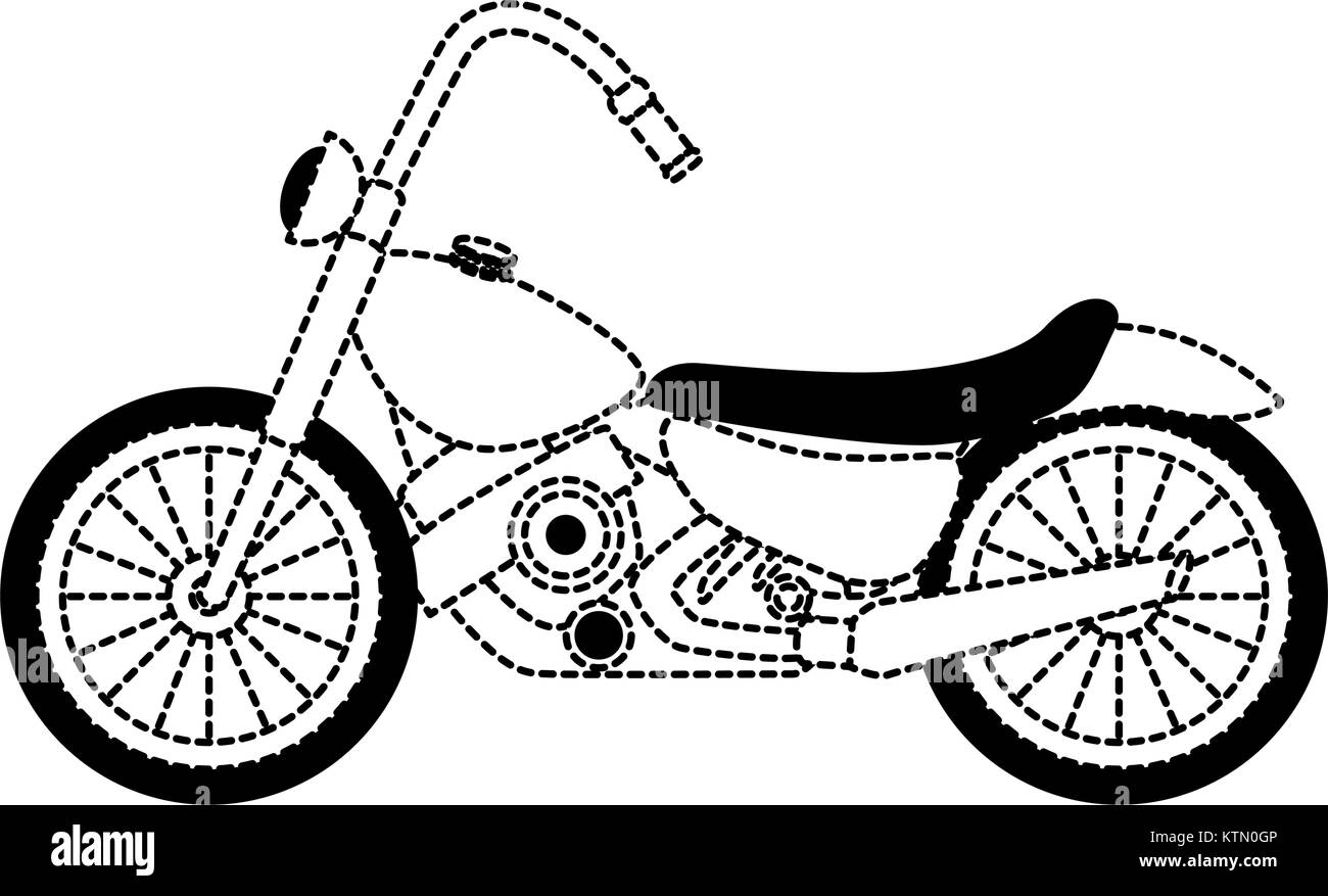 classic motorcycle vehicle icon vector illustration design Stock Vector ...
